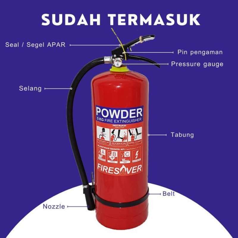 Promo New Apar 5 Kg Abc Powder - Alat Pemadam Api Ringan Original ...