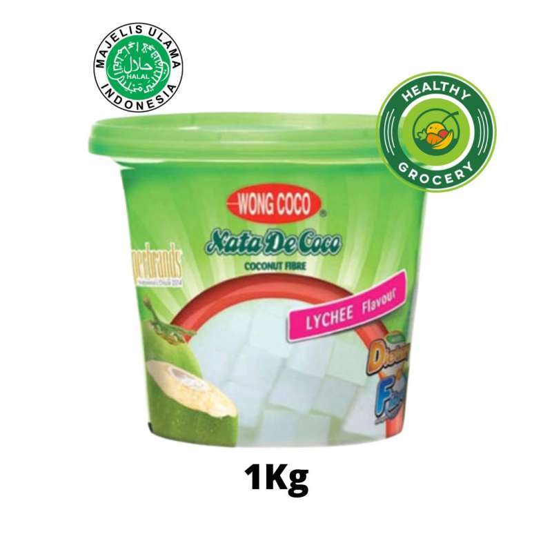 Jual Wong Coco Nata De Coco Lychee Flavour 1kg / Sari Kelapa Rasa Leci di Seller healthygrocery ...