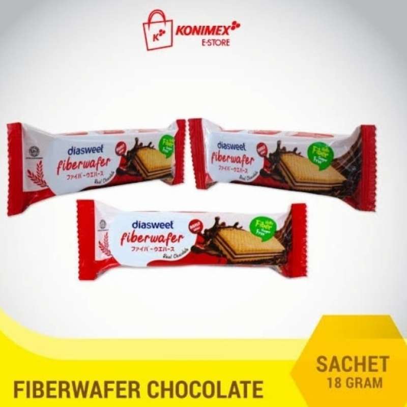 Promo DIASWEET FIBER WAFER 18G Diskon 23% di Seller SBY_store ...