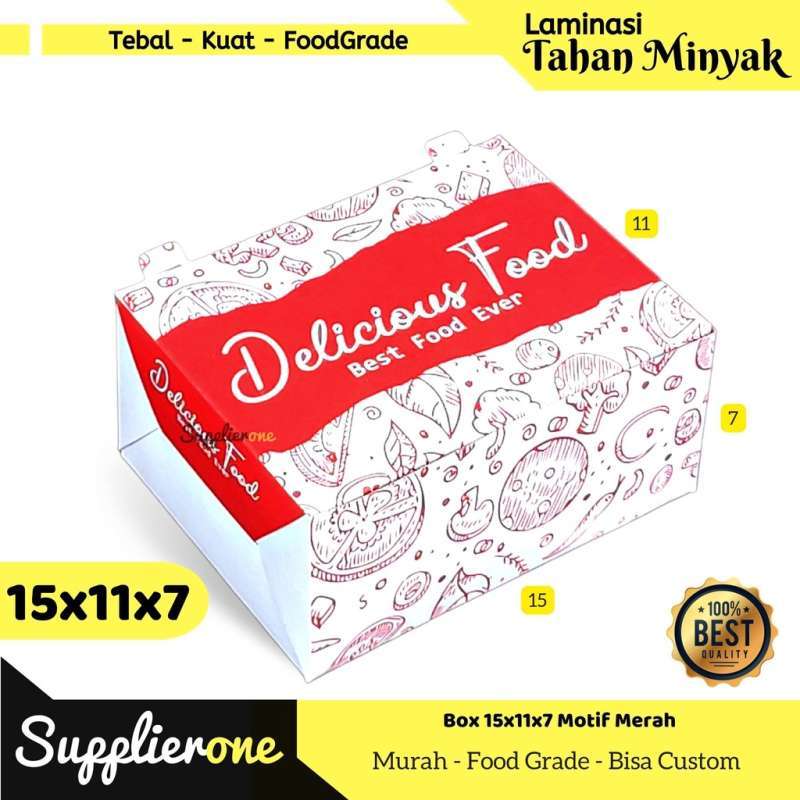 Promo Dus Snack / Dus Kue / Dus cemilan / Box Makanan / Box Fried ...