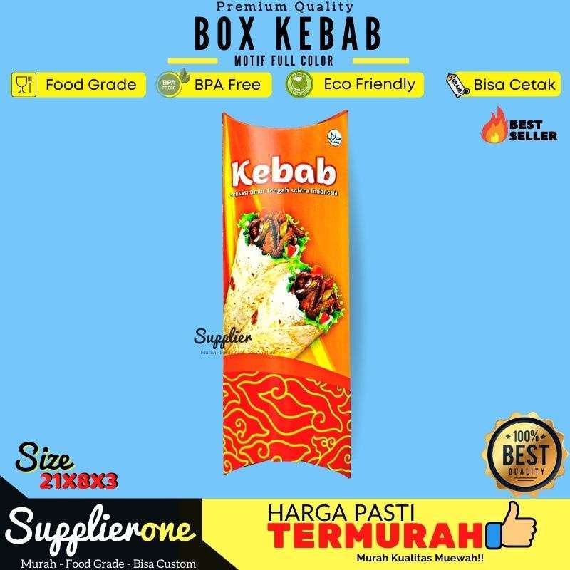 Promo Kemasan Kebab / Dus Kebab / Box Kebab / Wadah Kebab / Kantong ...