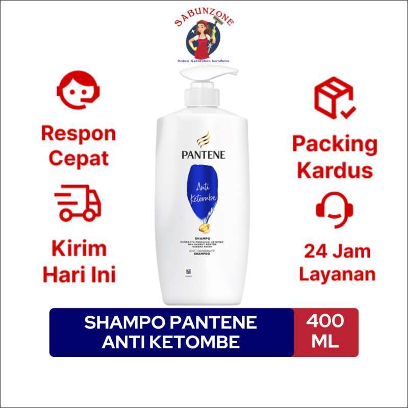 Promo Shampo Pantene Anti Ketombe Anti Dandruff 400 ml Sampo Biru ...