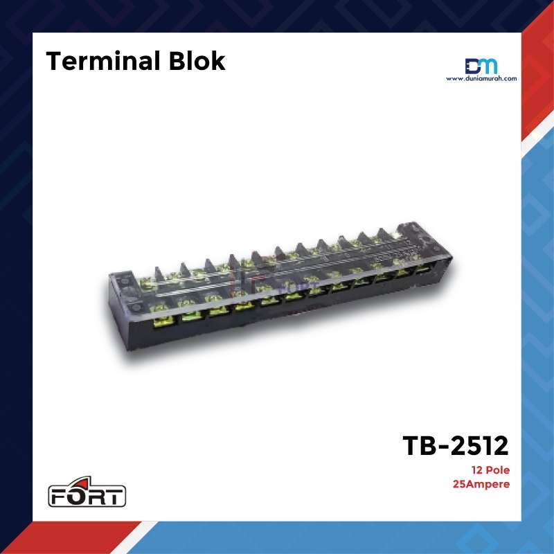 Jual Fort Terminal Block Tb-2512 Di Seller Dunia Murah Indonesia ...