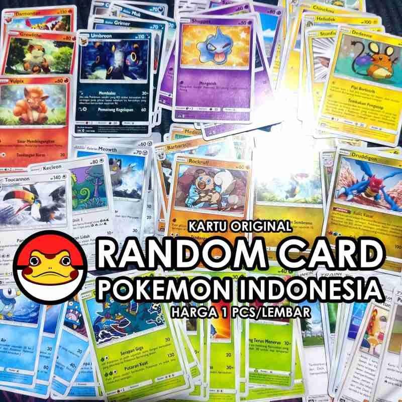 Jual Kartu Pokemon Indonesia - Bulk Random Common Uncommon TCG Original Card (Pokemon Only) di ...