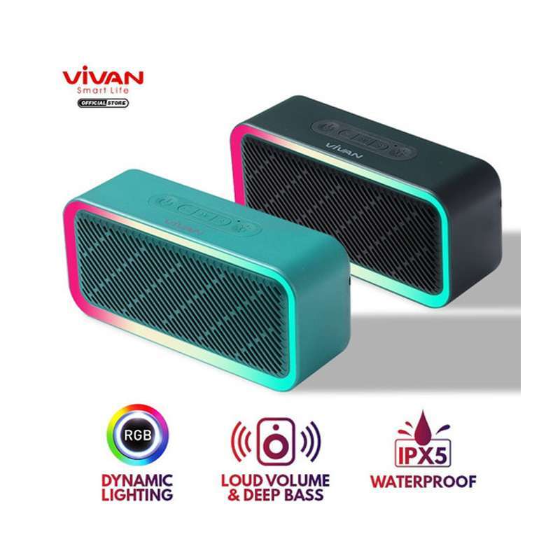 Jual Vivan Ipx5 Vs6 Waterproof Bt Speaker Black Di Seller Komdisc ...