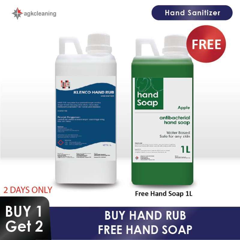 Jual Klenco Hand Rub 1L - Hand Sanitizer Non Alkohol - Sanitizer ...