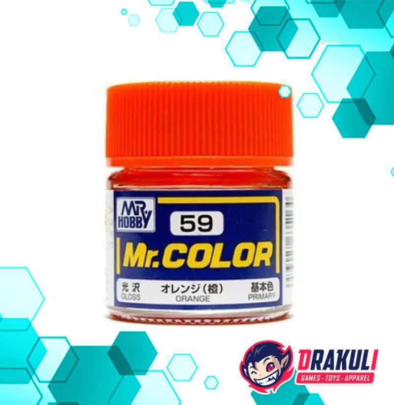 Jual Mr. Hobby Mr. Color Model Kit Paint - Orange C59 di Seller Drakuli ...