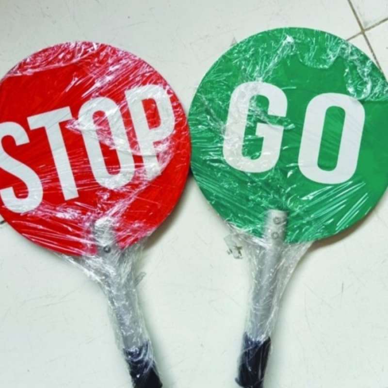 Promo Rambu lalu lintas Stop untuk penyebrangan jalan - Multicolor ...