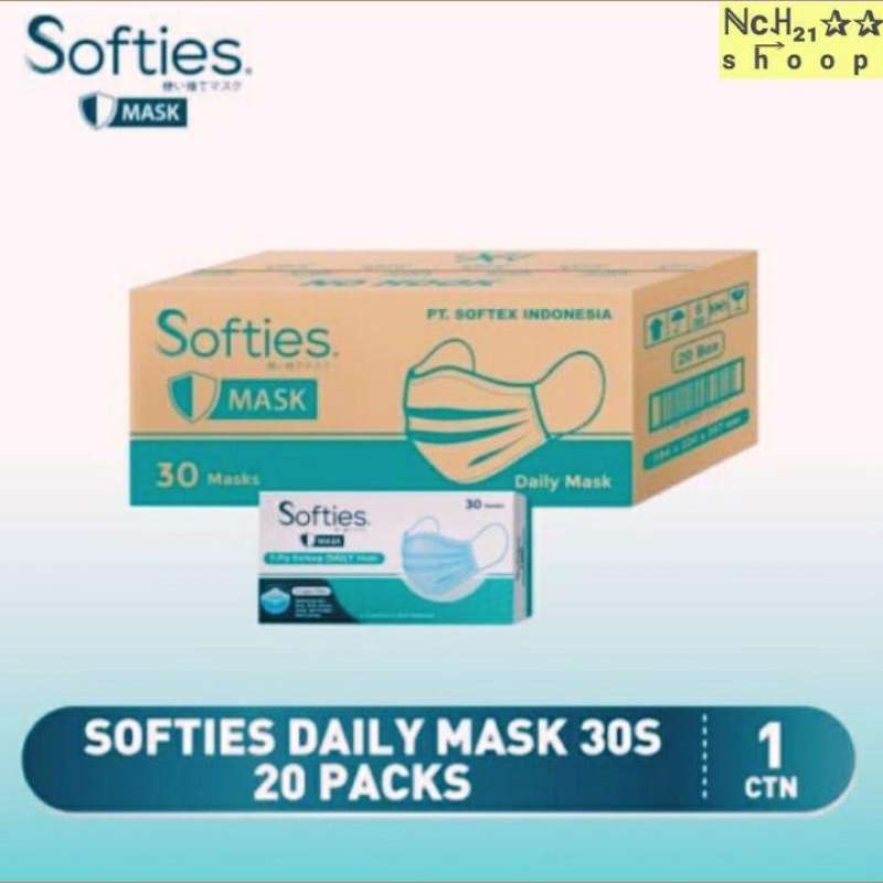 Jual Softies Daily Mask [1 karton isi 20 box] di Seller Ssmart10 ...