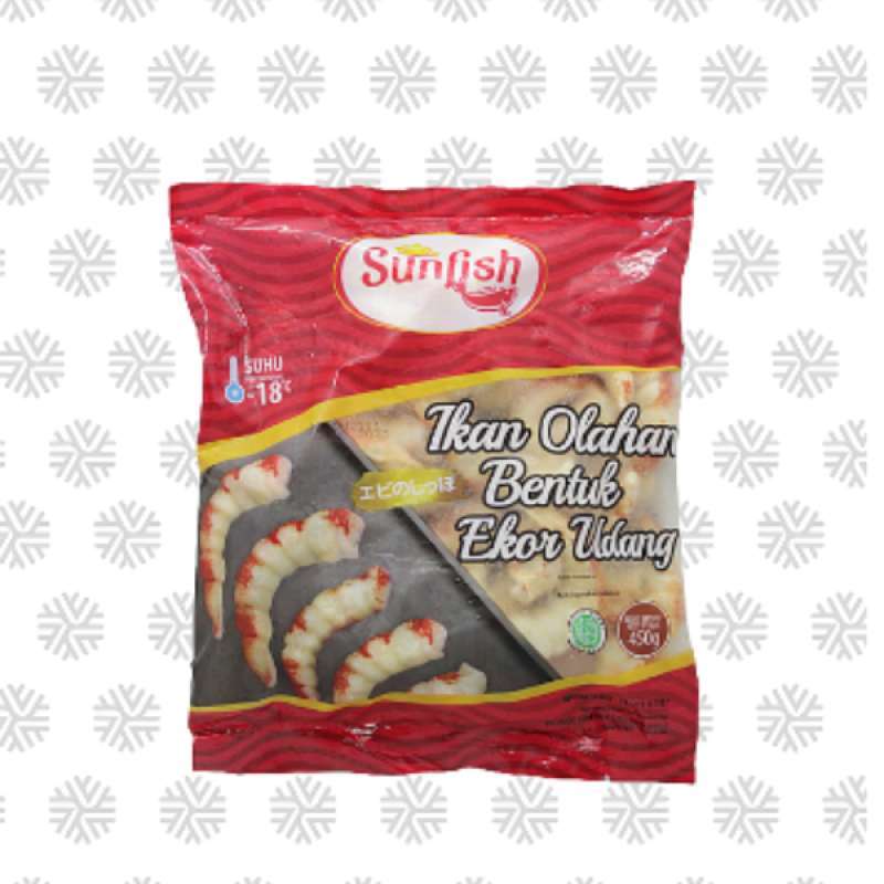 Jual SUNFISH ikan olahan bentuk ekor udang 450 gr di Seller BOSS FROZEN ...