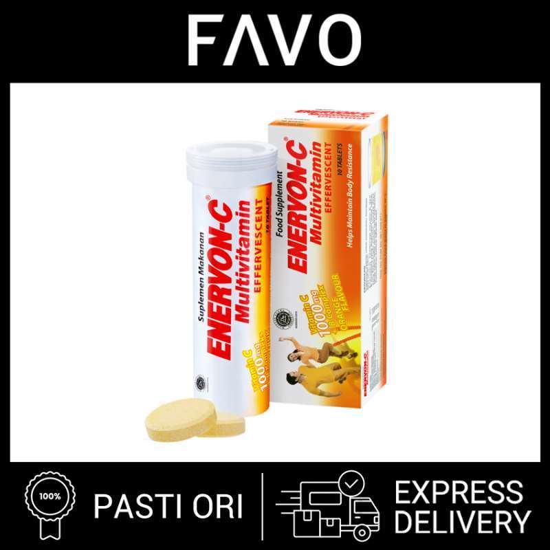 Promo Suplemen Vitamin - Enervon-C Effervescent Multivitamin - 10 ...