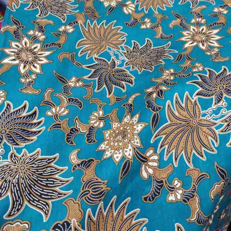 Jual Kain Batik Katun Halus Motif Bunga Besar Di Seller Vbtex - Kota ...