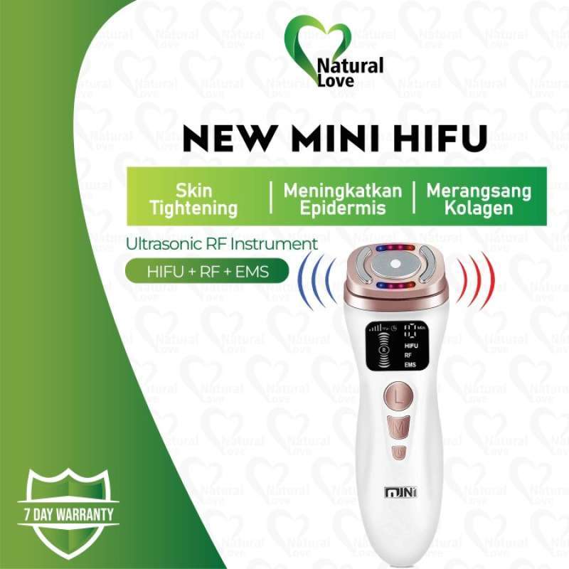 Promo New Mini Hifu 3in1 HIFU RF EMS Anti Aging Wrinkle Kerutan Face ...