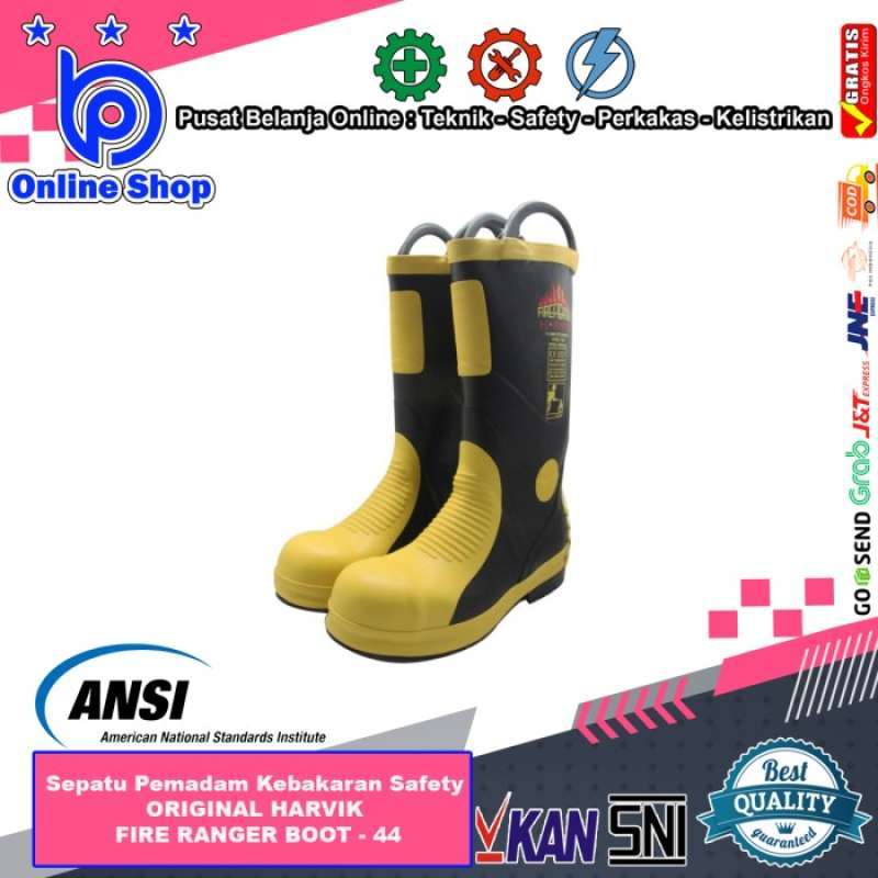 Jual Sepatu Pemadam Kebakaran Safety - Original Harvik Fire Ranger Boot ...