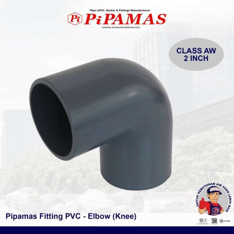 Jual Elbow Aw Pipamas 2 Inch Fitting Keni Pipa Pvc Di Seller Pipamas ...