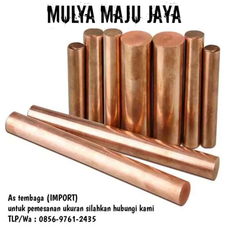 Promo As tembaga grounding rod 75mm x 500mm tembaga batangan murni ...