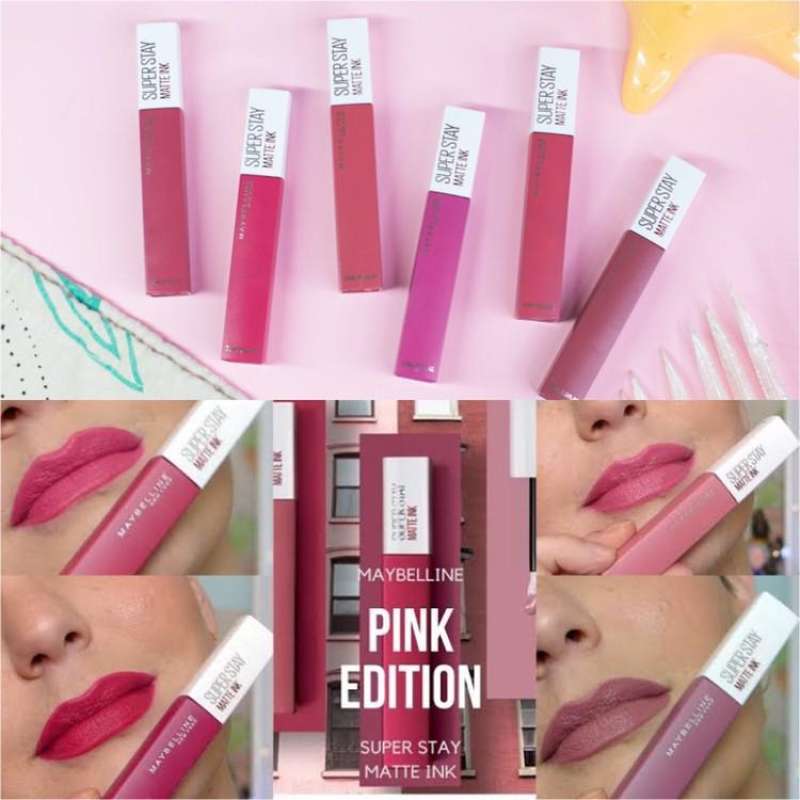 Jual Maybelline Superstay Matte Ink Super Stay Lipstick Pink Edition ...