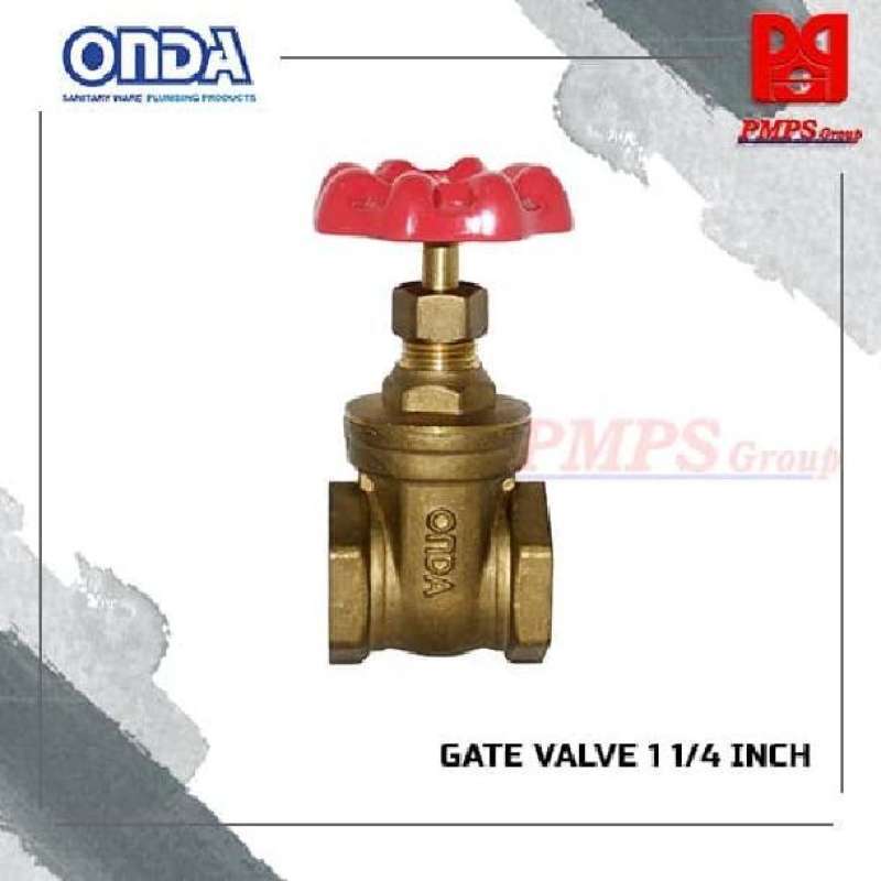 Jual Stop Keran / Gate Valve 1 1/4 Inch Onda di Seller PT Pancamas ...