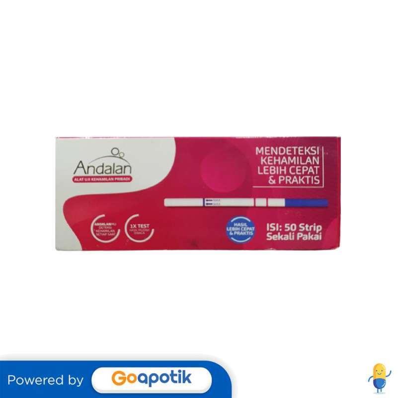 Jual ANDALAN PREGNANCY TEST PACK BOX 50 PCS di Seller Apotek Nobel ...