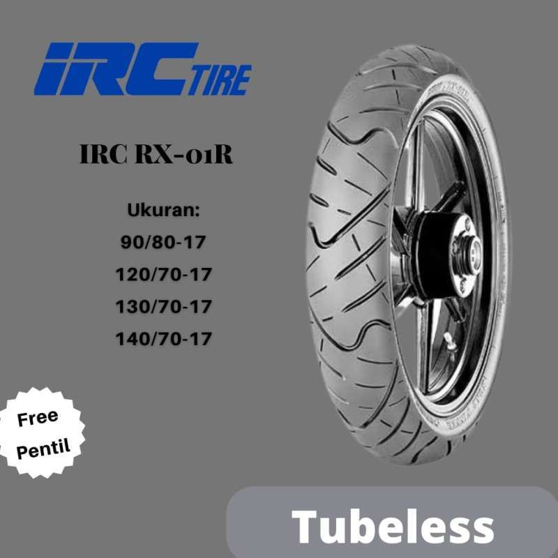 Jual BAN MOTOR IRC RX01 R RING 17 90/80-17 TUBELESS di Seller Domini Motor - Babakan Ciparay ...