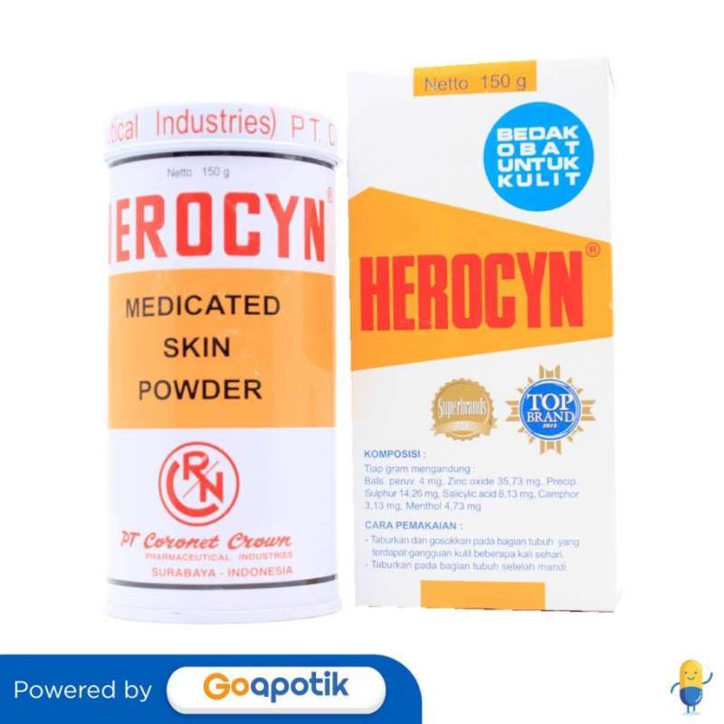 Jual Herocyn Bedak Dewasa 150 Gram Botol Di Seller Apotek Bunda Sawah ...