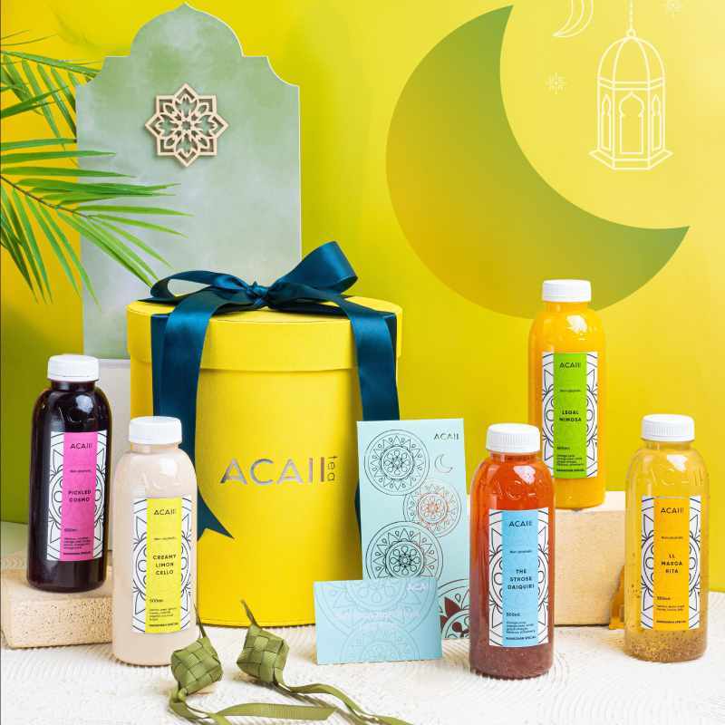 Jual Acaii Tea Mubarak Hampers (5x500ml) + Free Amplop Lebaran Di ...