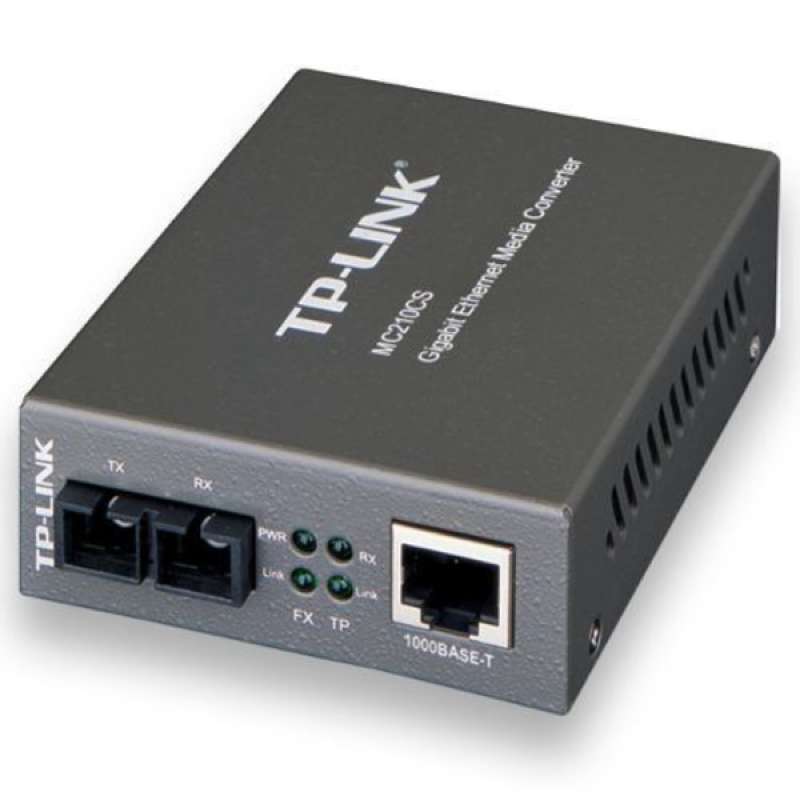 Jual Tp-link Mc210cs Singlemode Gigabit Ethernet Media Converter - Grey ...
