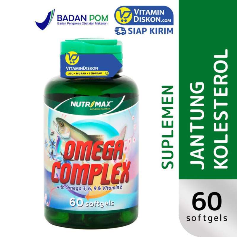 Jual Nutrimax Suplemen Kesehatan Jantung Dan Kolesterol Omega Complex ...