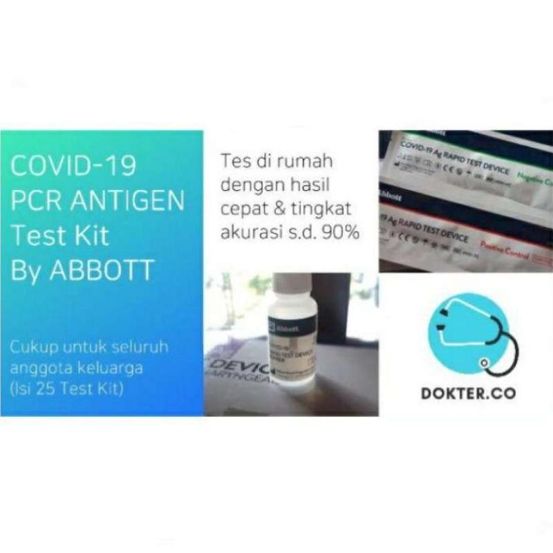 Jual COVID-19 PCR ANTIGEN BY ABBOTT PANBIO Ag 25 TEST KIT untuk ...