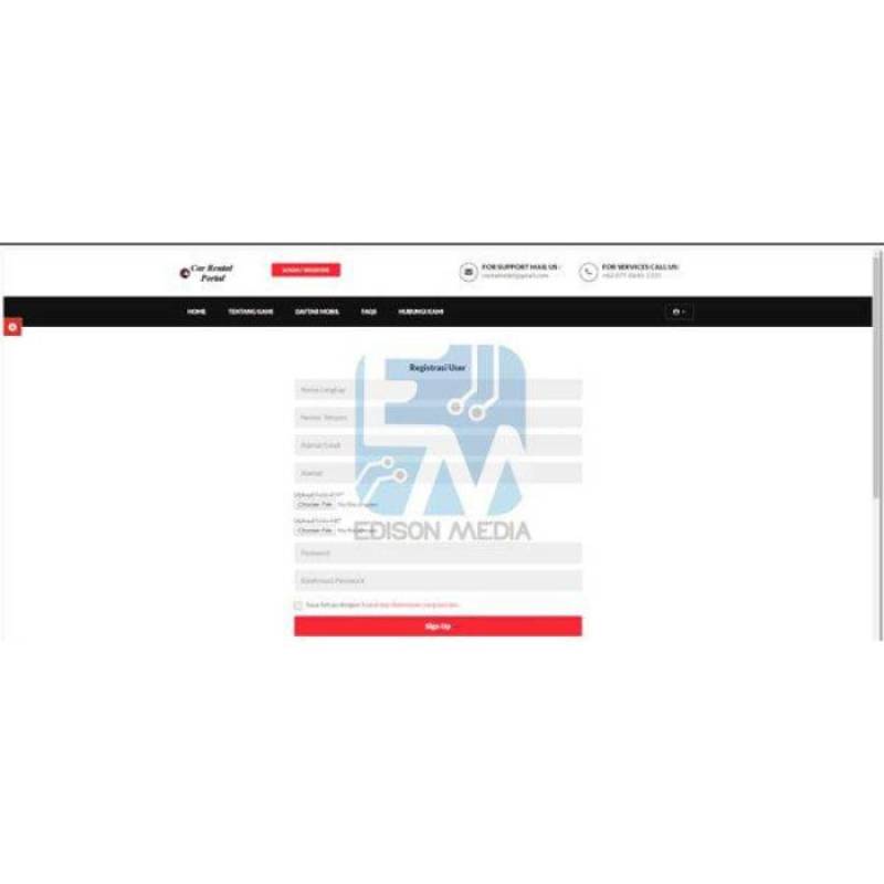 Jual Source Code Aplikasi Rental Mobil Kendaraan Berbasis Web Di Seller P Store Net Gandukepuh