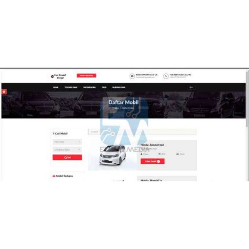 Jual Source Code Aplikasi Rental Mobil Kendaraan Berbasis Web Di Seller P Store Net Gandukepuh
