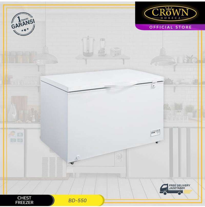 Promo Crown Chest Freezer Bd550 Diskon 18% Di Seller ...