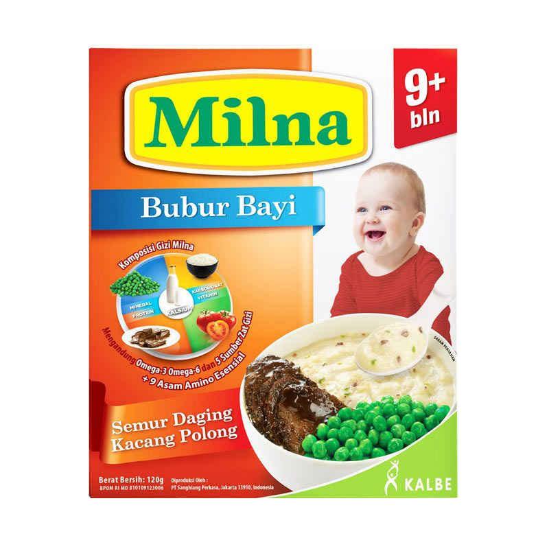 Jual Milna Semur Daging Kacang Polong Makanan Bayi [120 g] di Seller ...