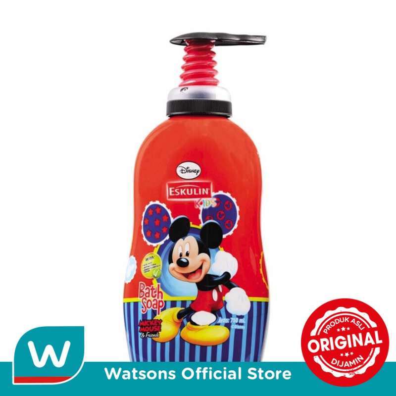 Jual Disney Mickey Mouse Eskulin Kids Bath Soap Bottle [750 mL] di ...