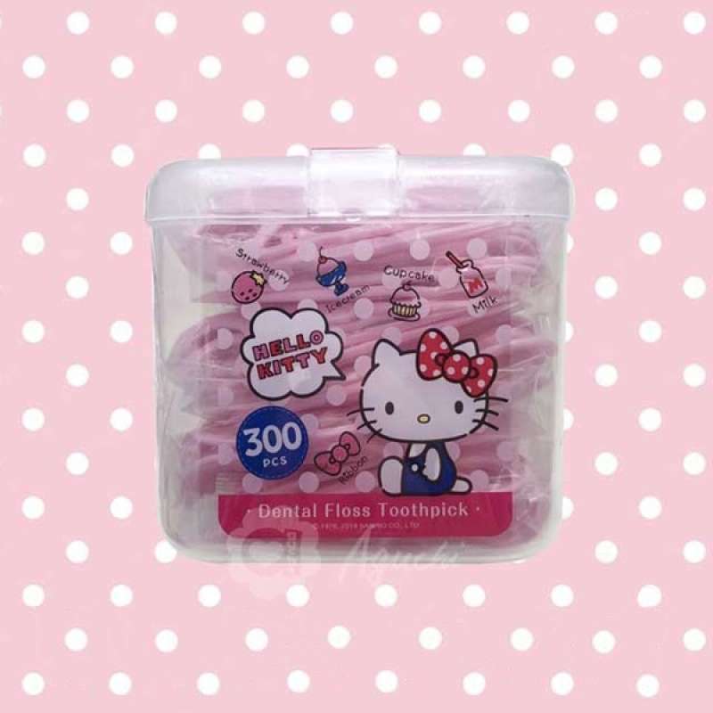 Jual Hello Kitty Super Tough Floss Tongkat 300 Tongkat X 4 Box (kemas ...
