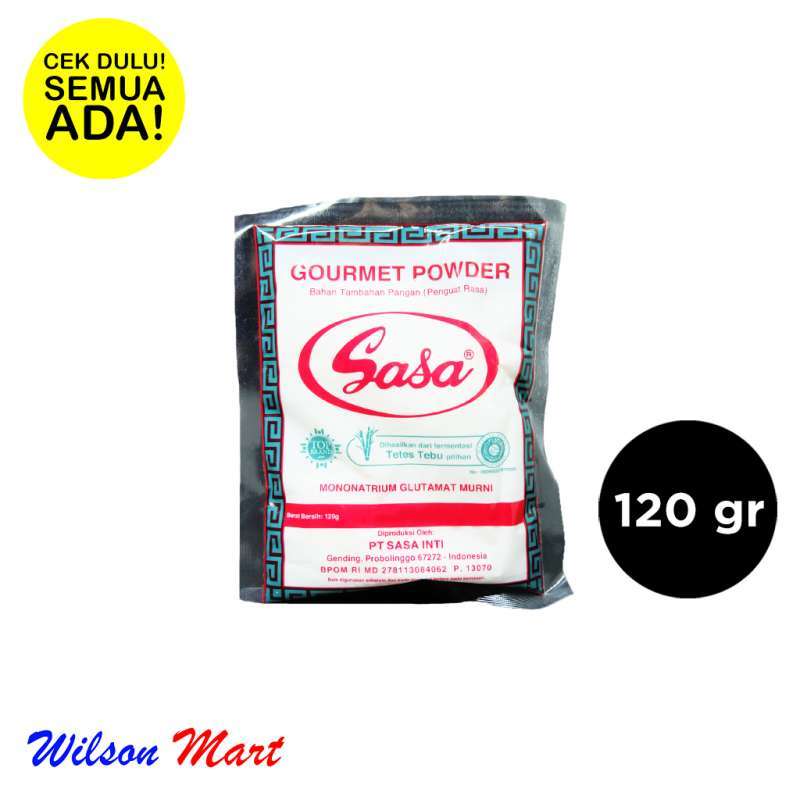 Jual SASA PENYEDAP RASA 120 GRAM di Seller Wilson Mart Official Store ...