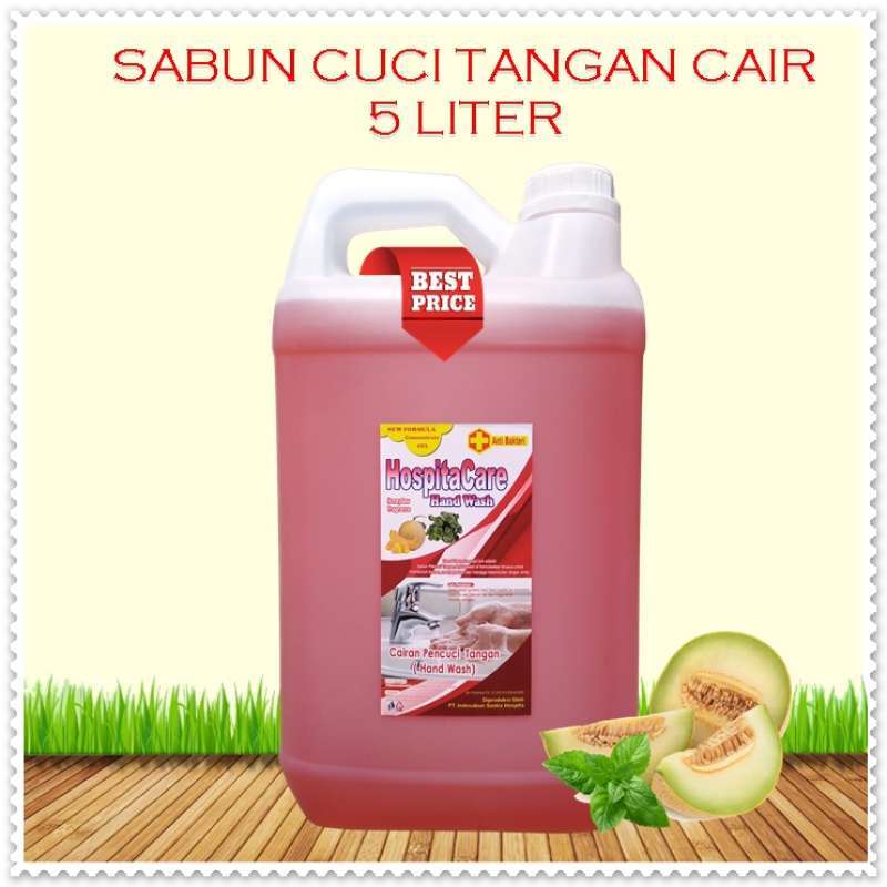 Jual Sabun Tangan Hand Wash HOSPITACARE 5 Liter - Merah di Seller Gerai ...