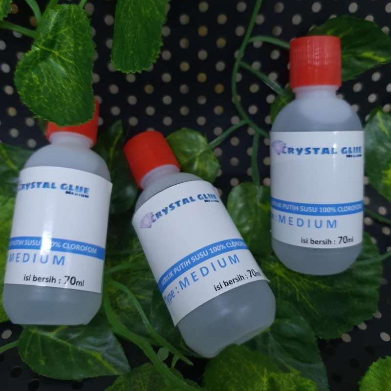 Jual lem akrilik crystal glue medium 70ml di Seller Crystal glue ...