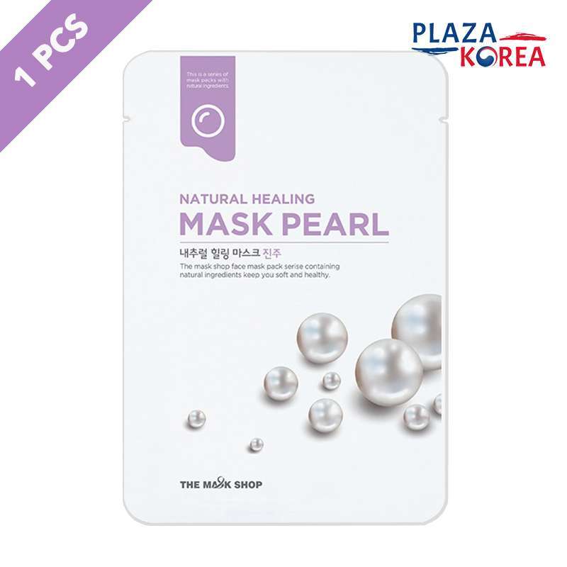 Jual The Mask Shop Natural Healing Sheet Korean Mask (pearl) - Masker ...