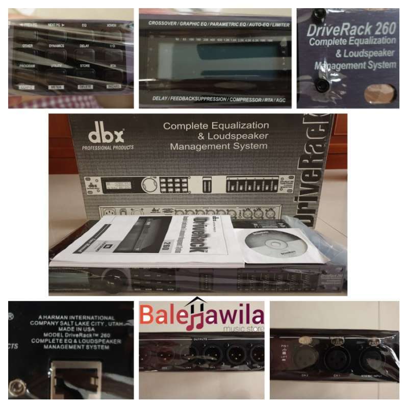 Promo Speaker Management Equaliser Crossover DBX DriveRack 260 DBX260 ...