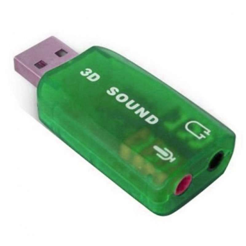 Jual Sound Card Eksternal USB DSP 5.1 Mono Channel di Seller Intan Jaya ...
