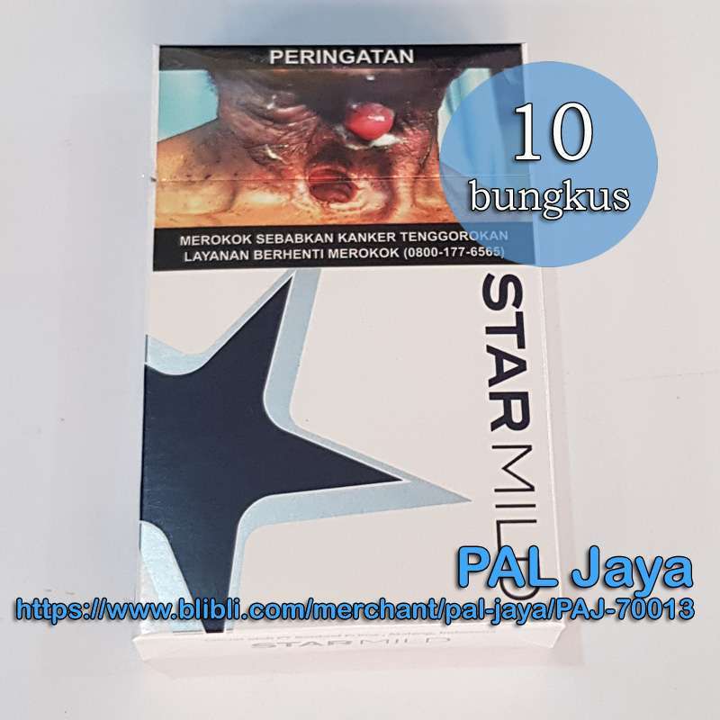 Jual Rokok Star Mild 16 Batang [1 Slof / 10 Bungkus] Di Seller Pal Jaya ...