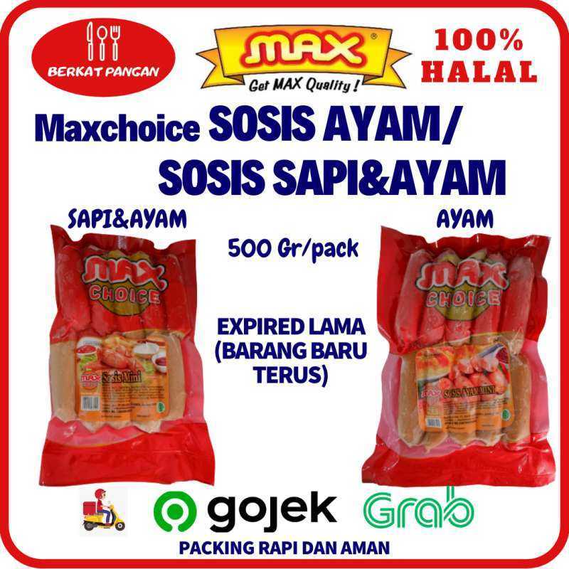 Jual Max Choice Sosis Bakar Sapi 500gr Di Seller Berkat Pangan - Melati ...
