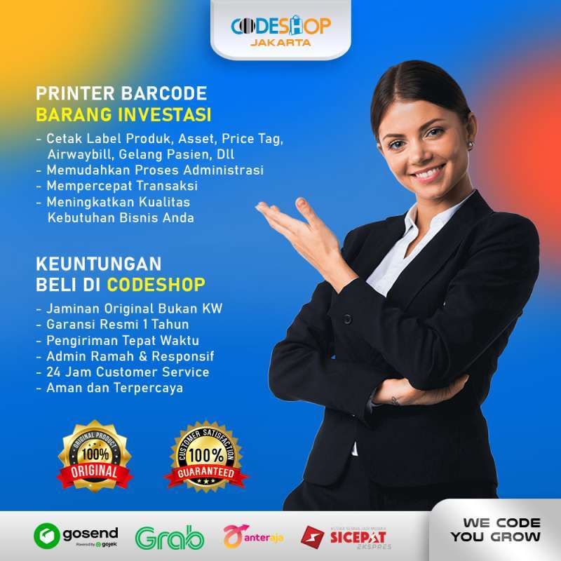 Jual Industrial Barcode Printer - Zebra Zt230 Di Seller Codeshop ...