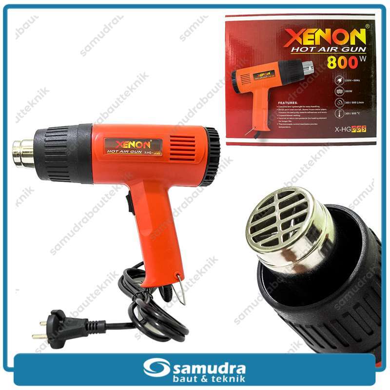 Jual Xenon Hg003 Heat Gun Hot Air Gun Pemanas Segel Plastik Stiker ...