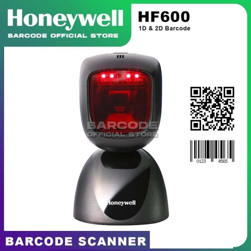 Jual Scanner Barcode Honeywell HF600 Imager 2D (Model Duduk ) Scan ...