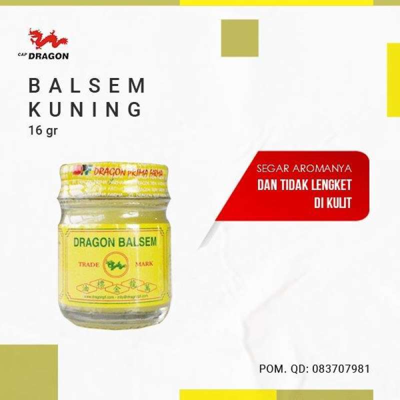 Jual Dragon Balsem Kuning 16 Gr Di Seller Cahaya Pharmacy - Batuampar ...