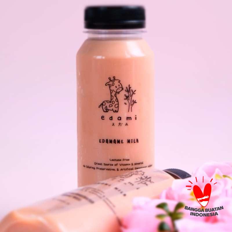 Jual Edami Susu Kacang Edamame (Edamame Milk) - Rose Milk Tea 1000ml di ...
