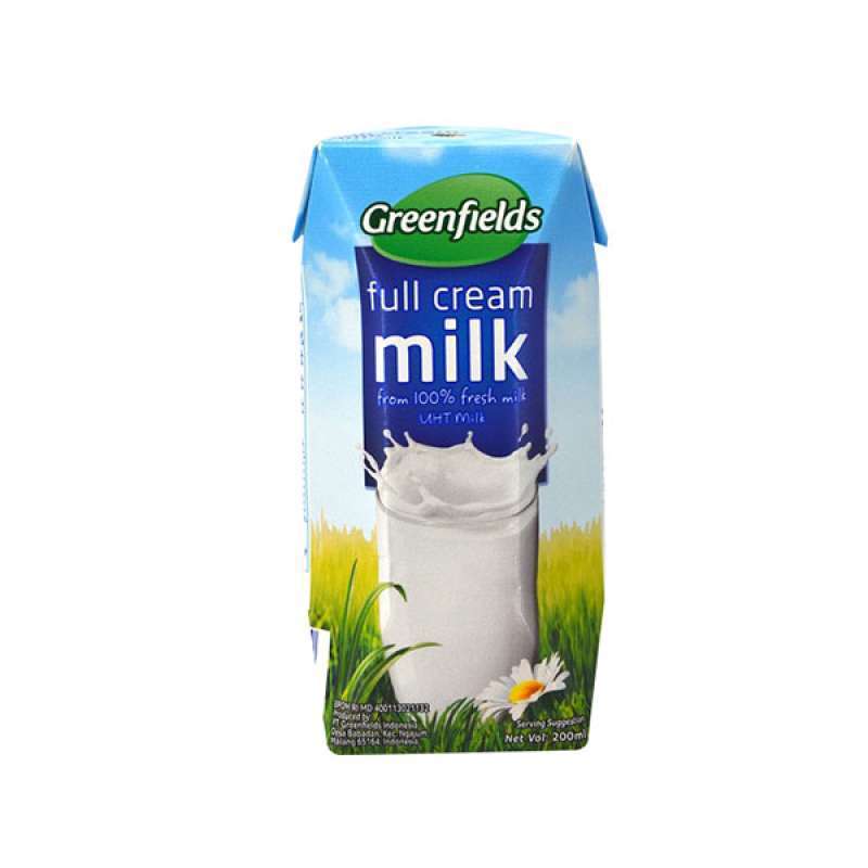 Jual Greenfields UHT Full Cream 200 Ml di Seller Hypermart Pejaten ...