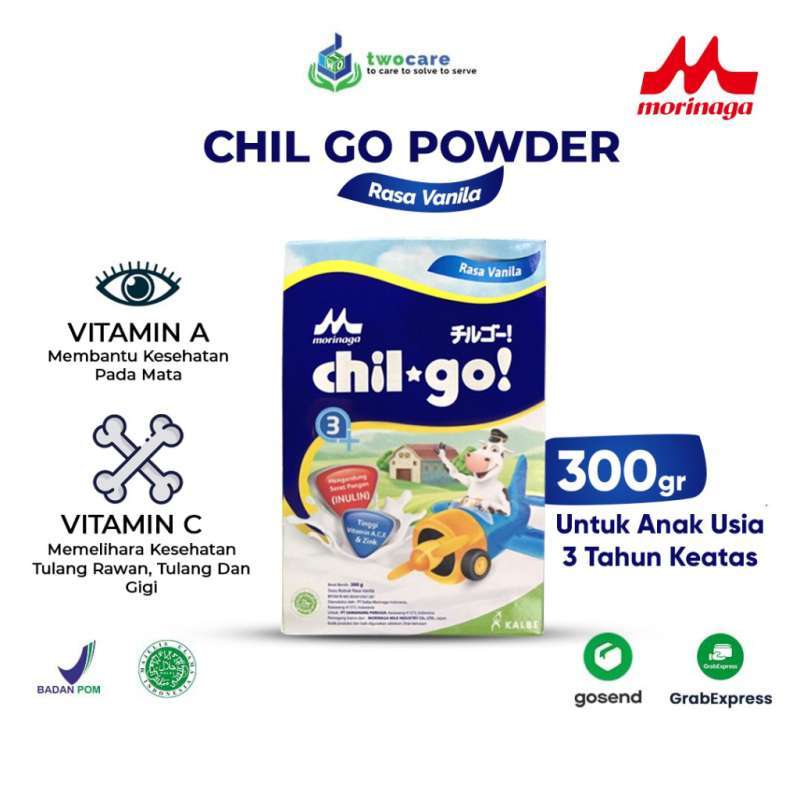 Promo Morinaga Chil Go Powder 3+ Vanila 300g Diskon 21% di Seller ...